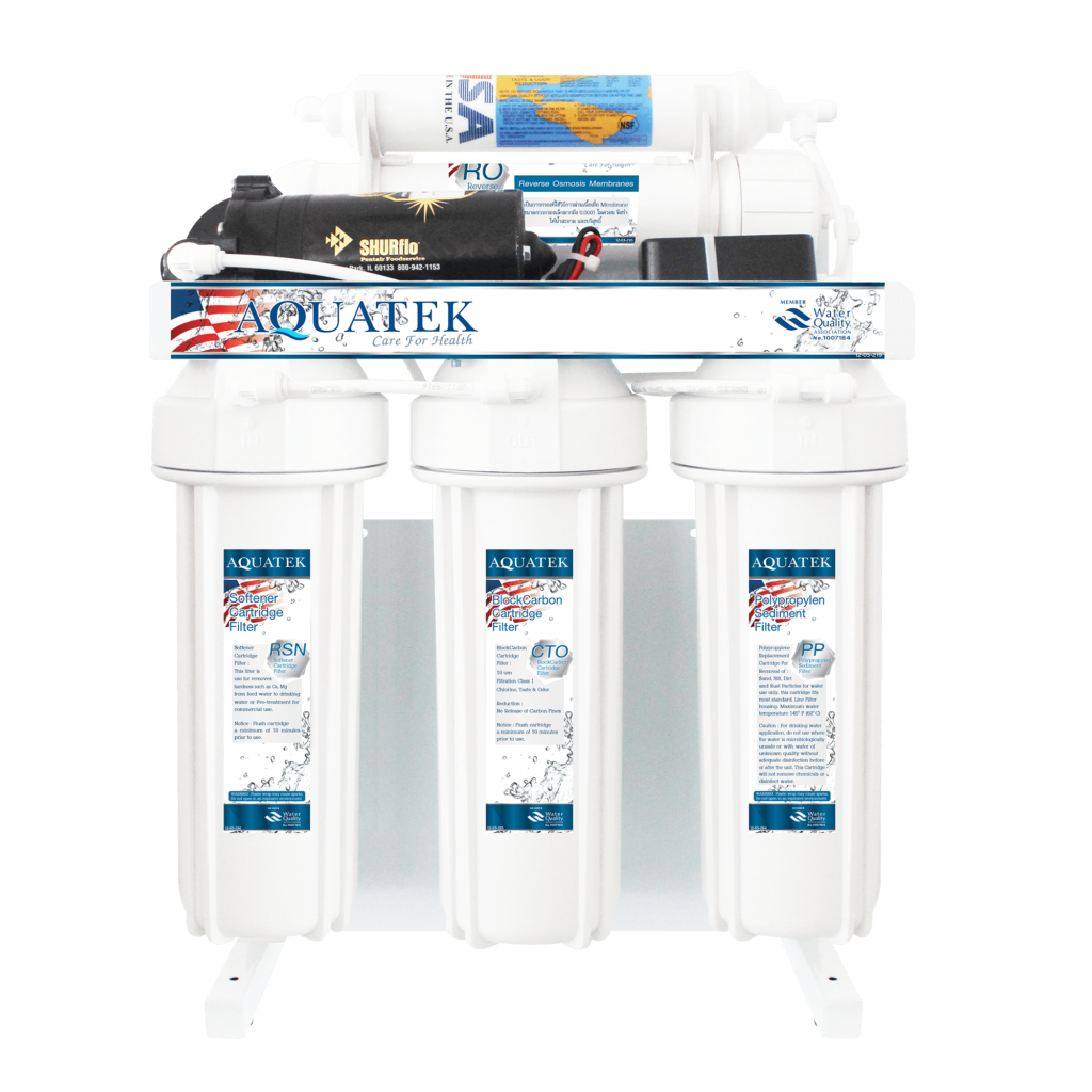 ผลิตภัณฑ์ เครื่องกรองน้ำ Aquatek มาตรฐานสหรัฐอเมริกา
